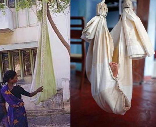 Avoid using saree hammocks at home as cradle or swings - Health Vision