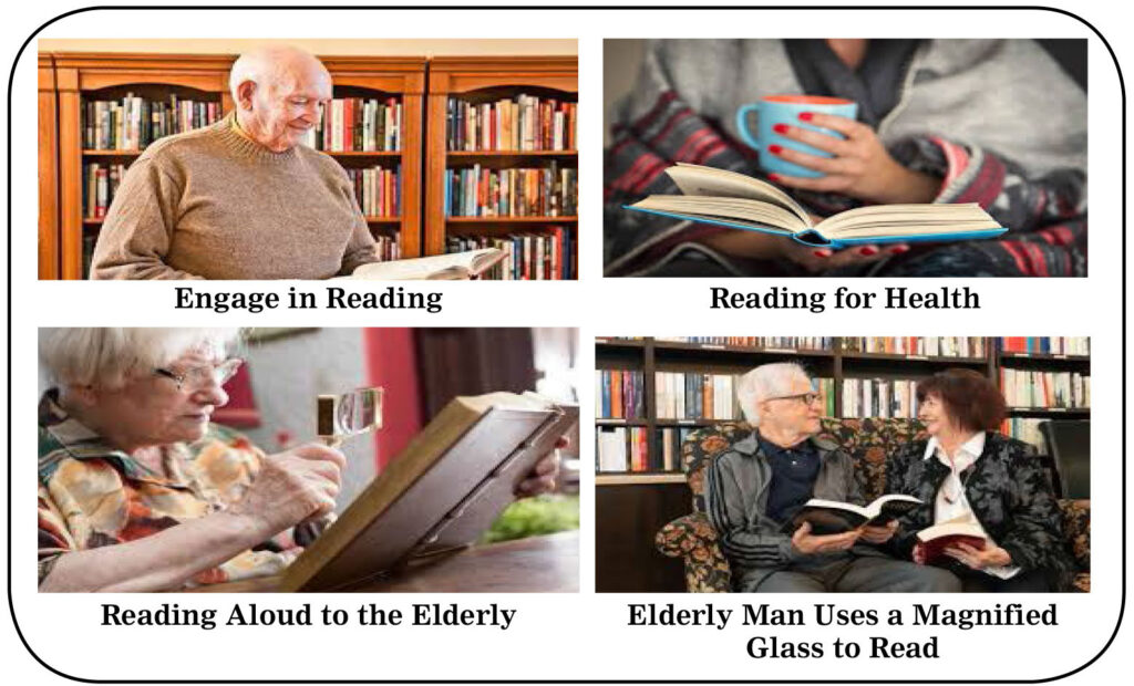 Reading a book is a good relationship for better health and well-being